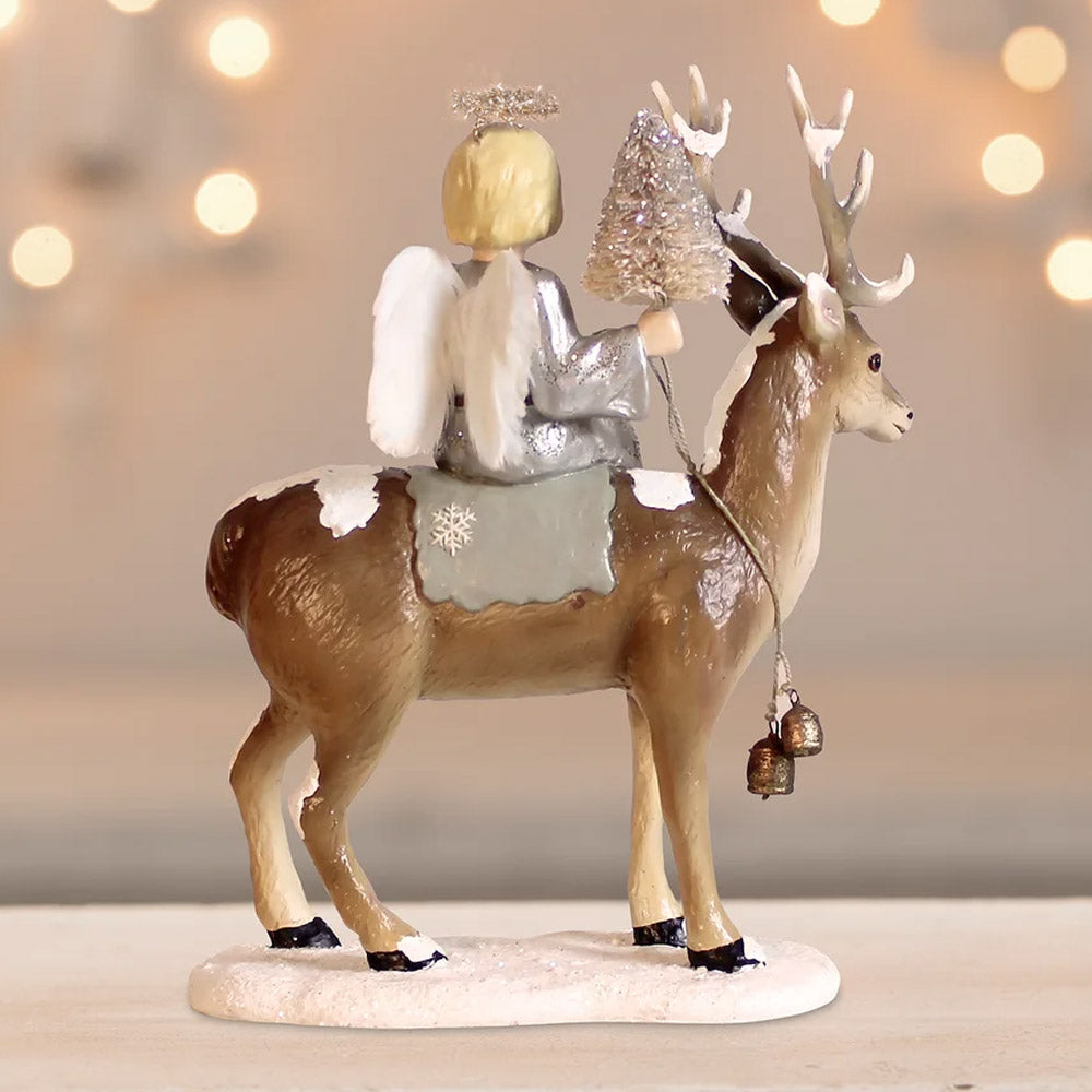 Josette Angel on Deer by Bethany Lowe – Cuddle Decor