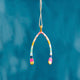Rainbow Wishbone Ornament by Glitterville – Cuddle Decor