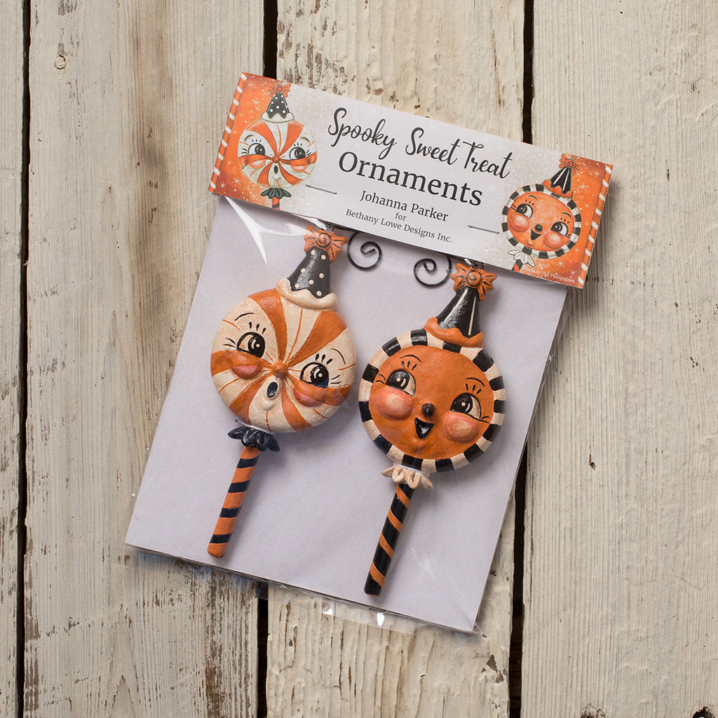 Spooky Sweet Treat Ornaments - Set of 2 by Johanna Parker – Cuddle Decor