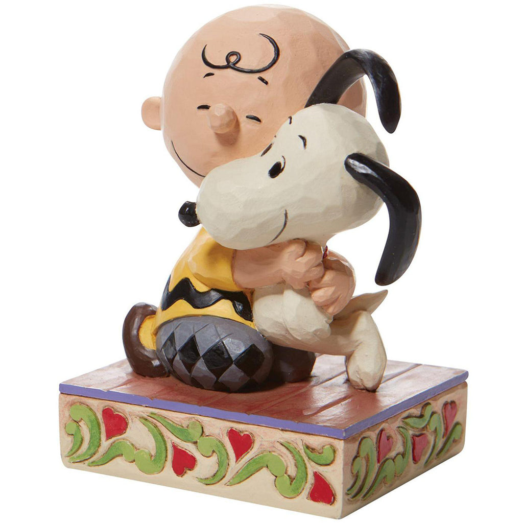 Charlie Brown & Snoopy Hugging by Jim Shore – Cuddle Decor