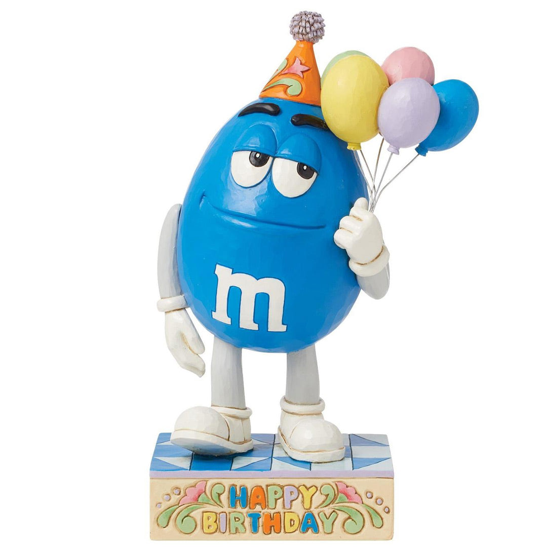 M&M'S Blue Character with Balloons by Jim Shore – Cuddle Decor