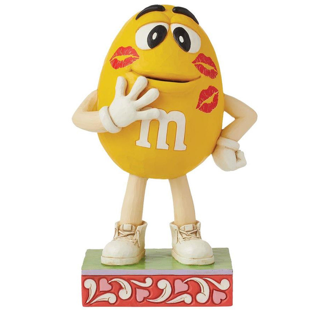 M&M'S Yellow Character Kiss Mark by Jim Shore – Cuddle Decor