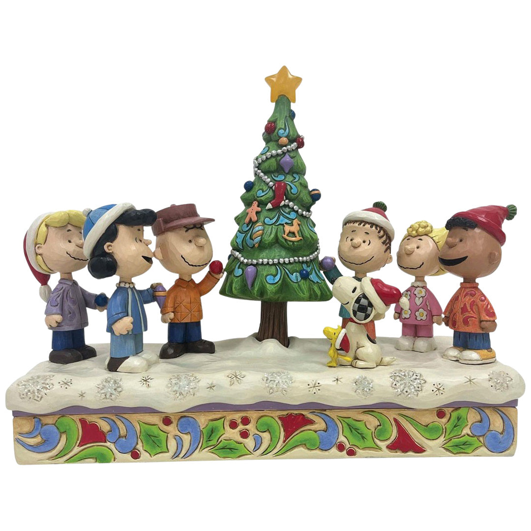 Peanuts Gang Decorating Tree by Jim Shore – Cuddle Decor