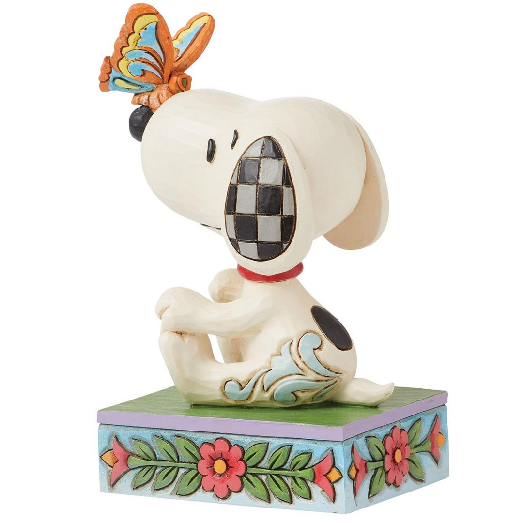 Snoopy Butterfly on Nose by Jim Shore – Cuddle Decor