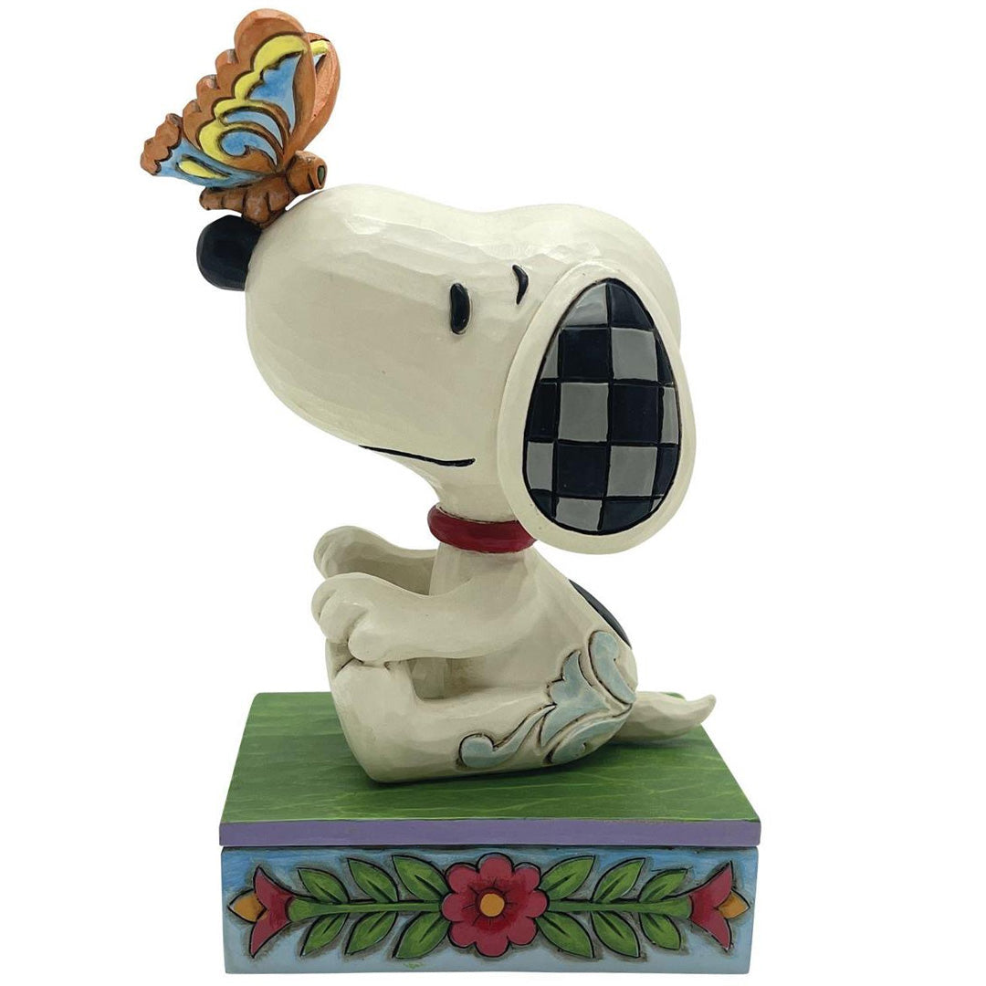 Snoopy Butterfly on Nose by Jim Shore – Cuddle Decor