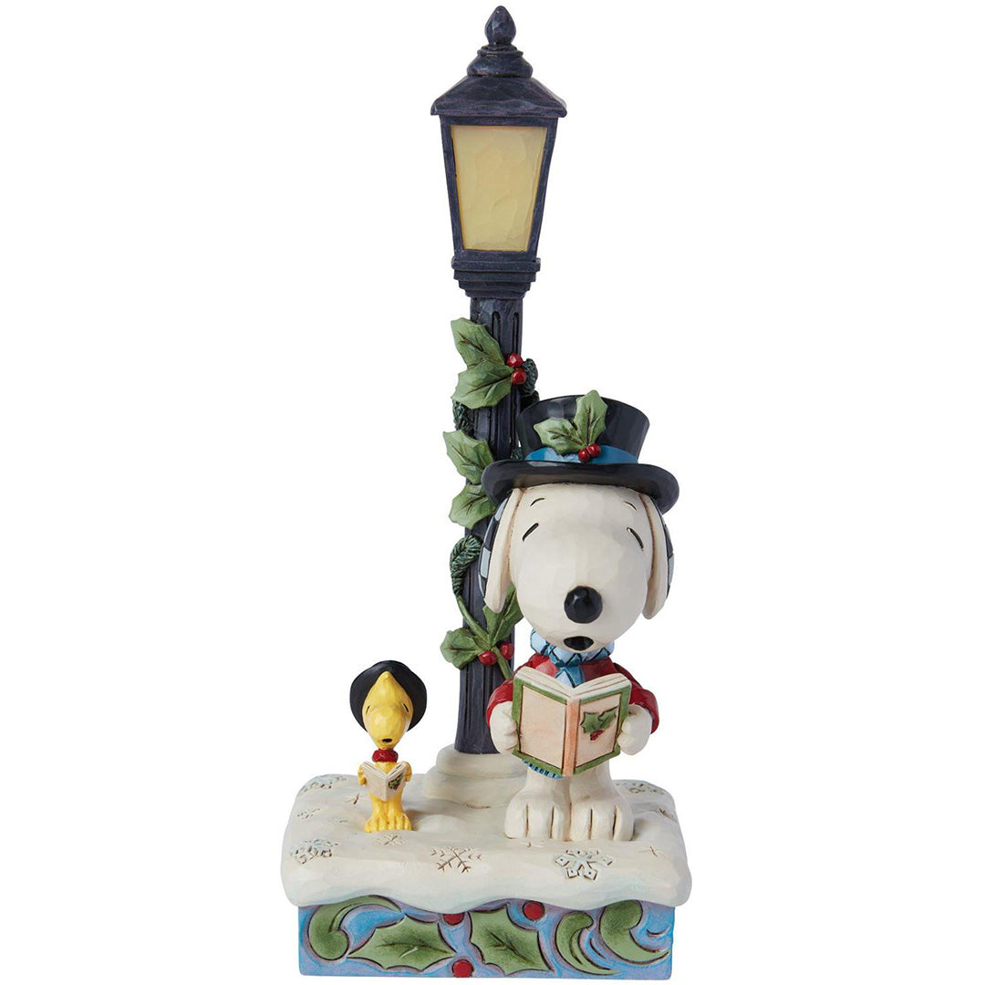 Snoopy & Woodstock Lamp Post by Jim Shore – Cuddle Decor
