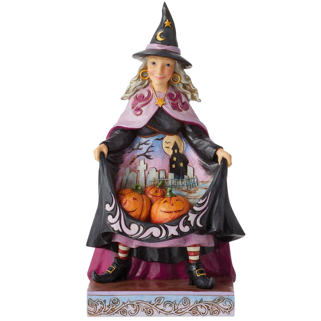 Witch with Pumpkins Skirt Figure by Jim Shore – Cuddle Decor
