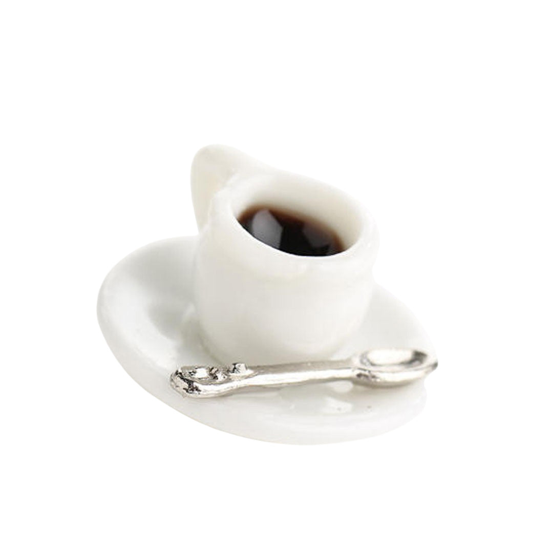 Miniature Porcelain Coffee Cup 0.9" – Cuddle Decor