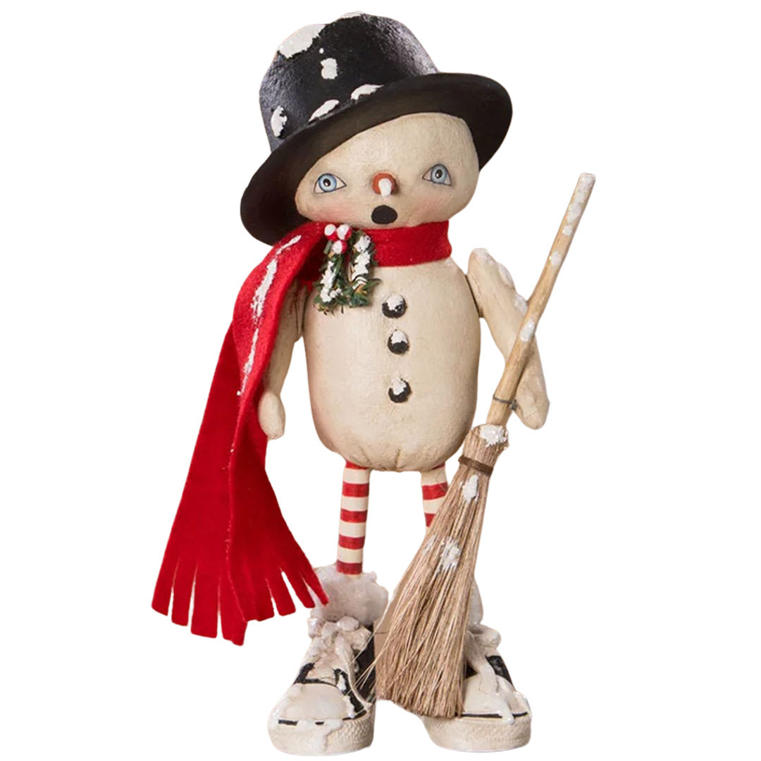 Olef Flake Snowman Christmas Figurine by Bethany Lowe – Cuddle Decor