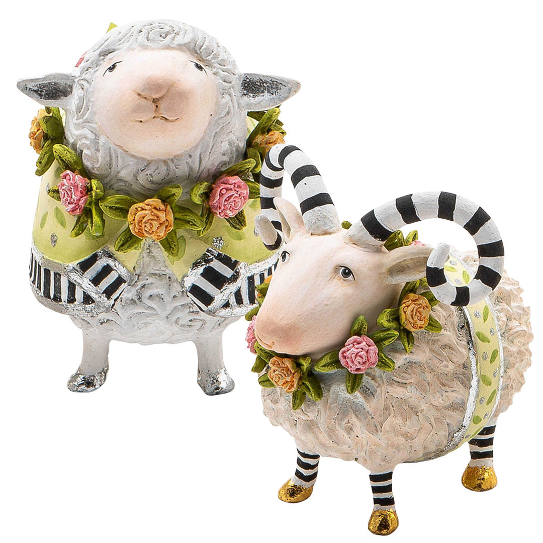 Lydia & Liam Lambs by Patience Brewster – Cuddle Decor