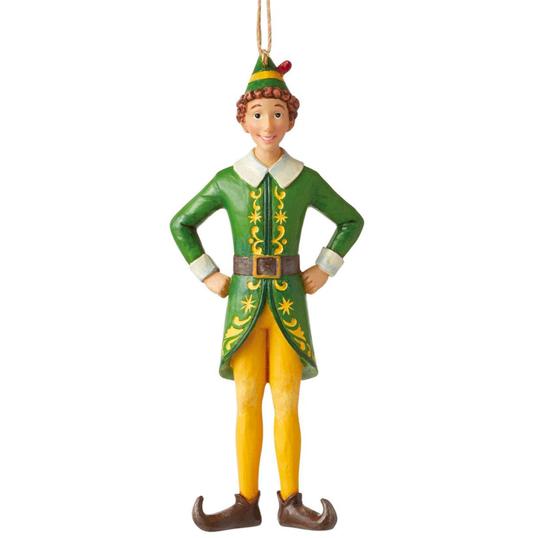 Buddy Elf in Classic Pose Ornament 5.71" by Jim Shore – Cuddle Decor