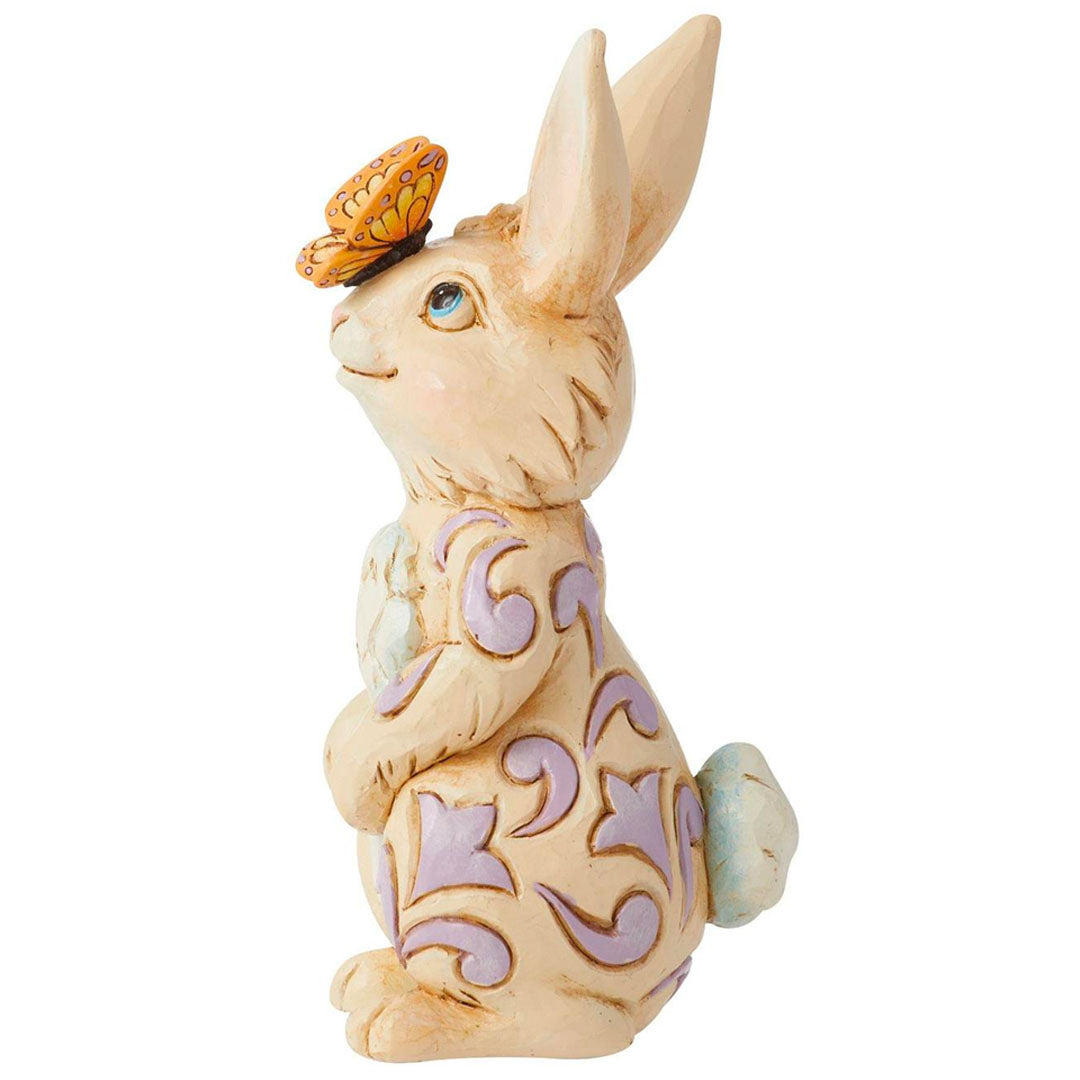 Jim Shore Mini Bunny with Butterfly 3.94" – Cuddle Decor